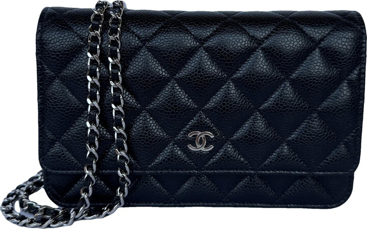 Chanel Wallet On Chain Timeless/Classique leather crossbody bag - ShopStyle