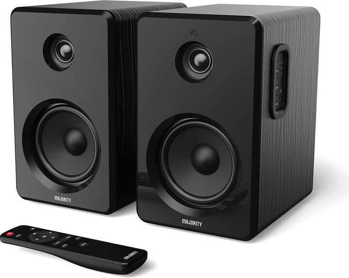 Majority D40 Bookshelf Bluetooth Speakers - Black - ShopStyle Home