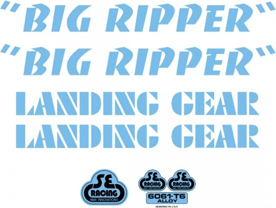 Se Bikes Big Ripper Decal Set Big Ripper Blue - ShopStyle Countertop ...
