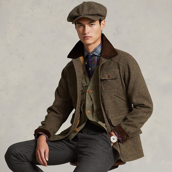 Ralph Lauren Shetland Wool Tweed Field Jacket - ShopStyle