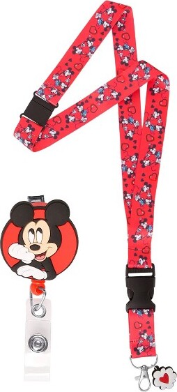 Disney Minnie and Mickey Mouse Lanyard and Mickey Mouse Retractable ...