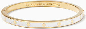 Kate Spade Spot The Spade Enamel Hinged Bangle - ShopStyle Bracelets