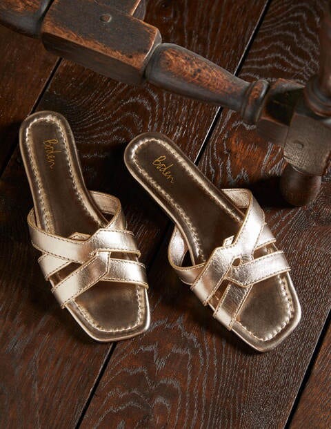 Boden Geometric Flat Slides - ShopStyle Sandals