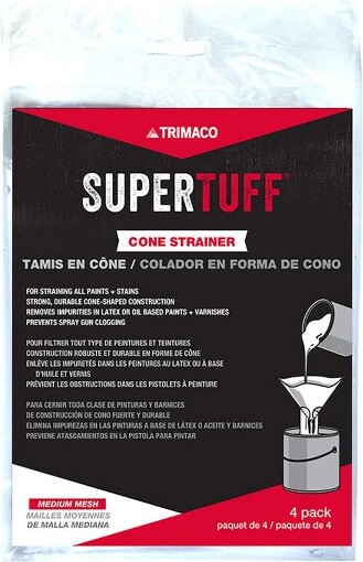Super Tuff SuperTuff White Mesh Cone Paint Strainers - ShopStyle ...