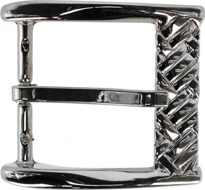 Trafalgar Men's 40mm Solid Brass Basketweave Design Italian Harness ...