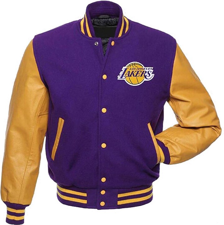 Vintagearc Men’s LA laker Basketball Varsity Letterman Jacket | Laker ...