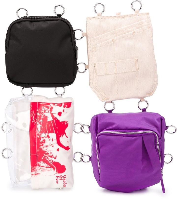 Raf Simons Loop Garden pocket bag - ShopStyle