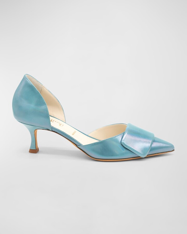 Something Bleu Sloane D'orsay Metallic Pumps - ShopStyle