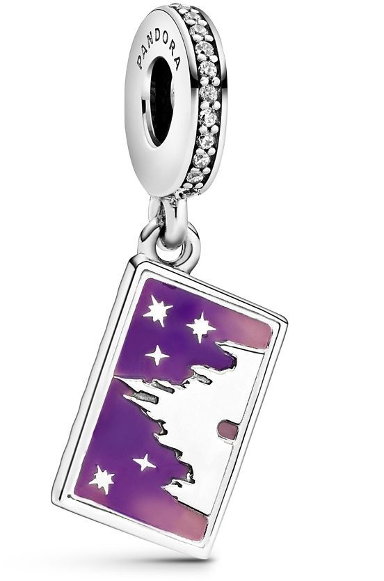 Disney Fantasyland Castle Postcard Dangle Charm by Pandora Jewelry ...