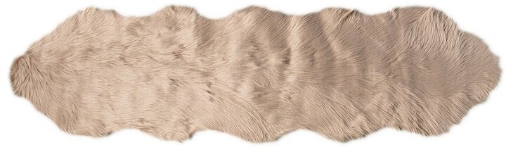 Luxe Faux Fur Gordon Machine Washable Double Faux Fur Rug - ShopStyle