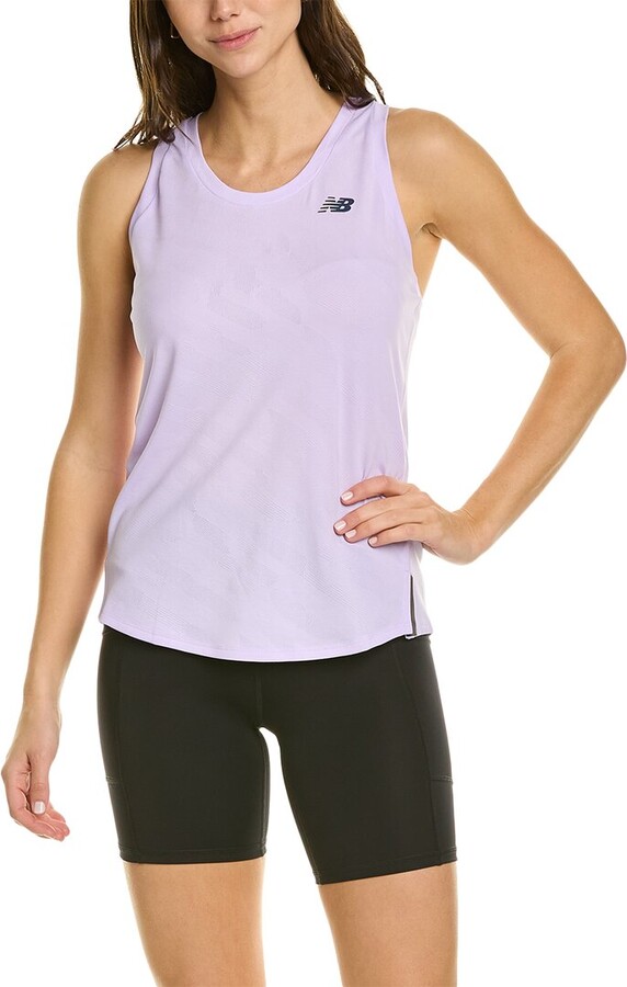 New Balance Singlet - ShopStyle Tops