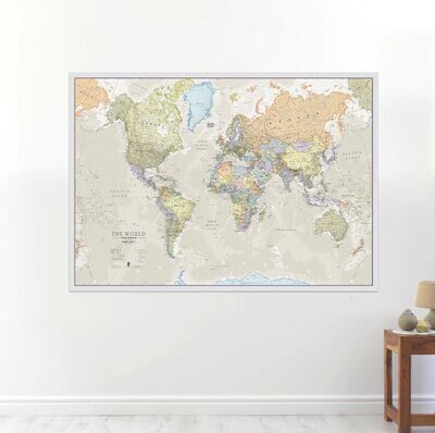Maps International Roll-Down Huge Classic World Map - ShopStyle Board Games