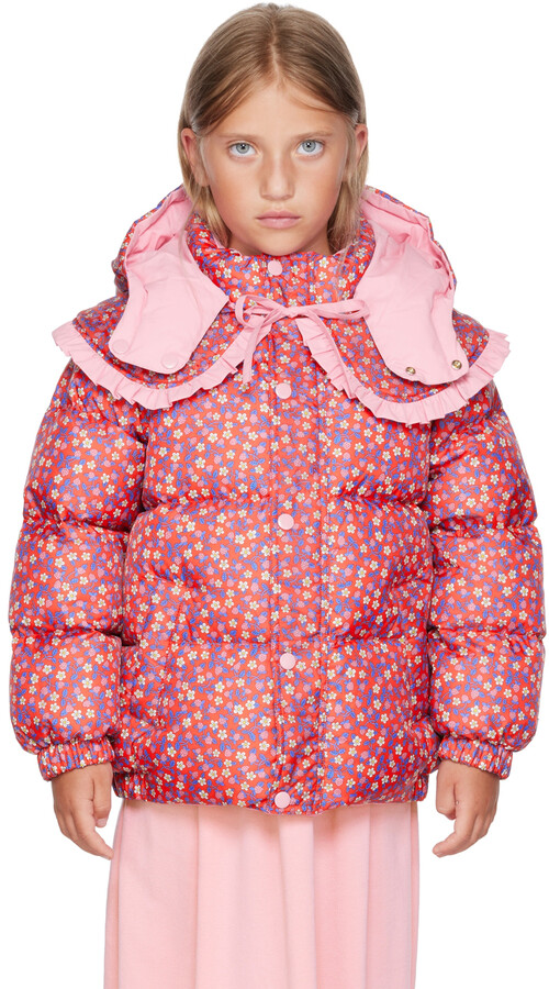 FLAKIKI SSENSE Exclusive Kids Reversible Red Liberty Kiki Goose Puffer ...