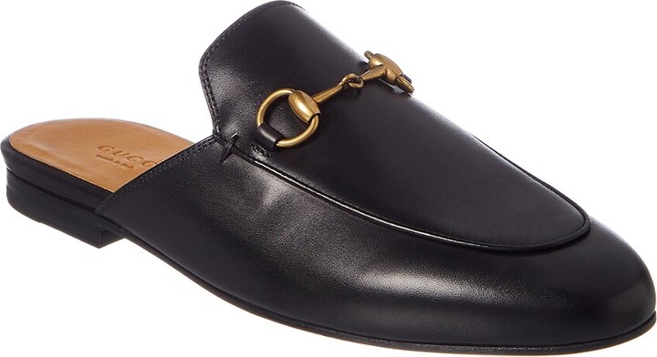 Gucci Princetown Leather Slipper - ShopStyle Mules