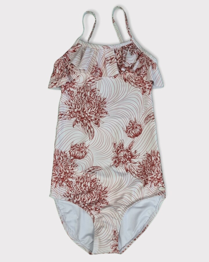 PAVEMENT Girl's White One-Piece Swimsuit - Samantha Bather - ShopStyle