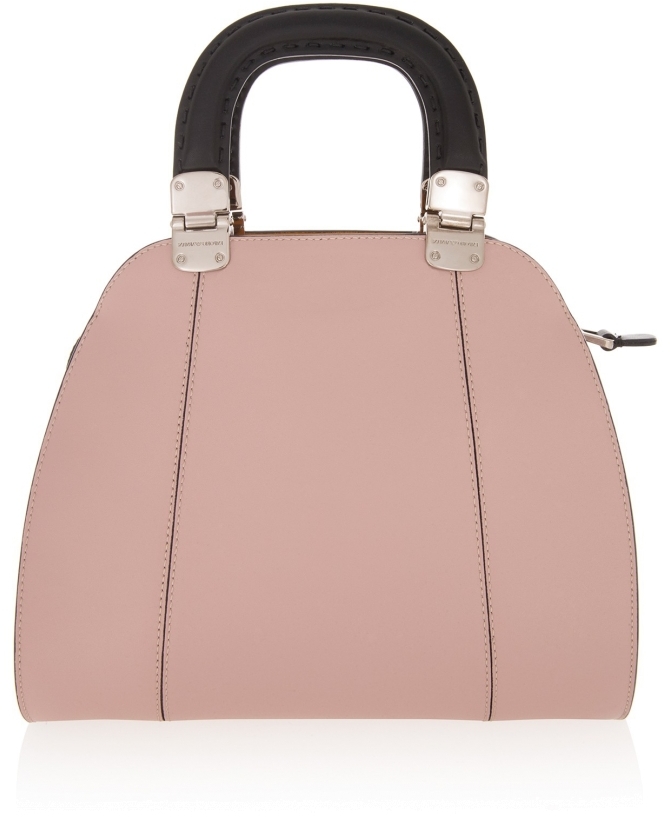 Emporio Armani Small Structured Tote - ShopStyle