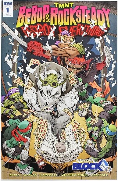 Teenage Mutant Ninja Turtles Nerd Block TMNT: Bebop & Rocksteady ...