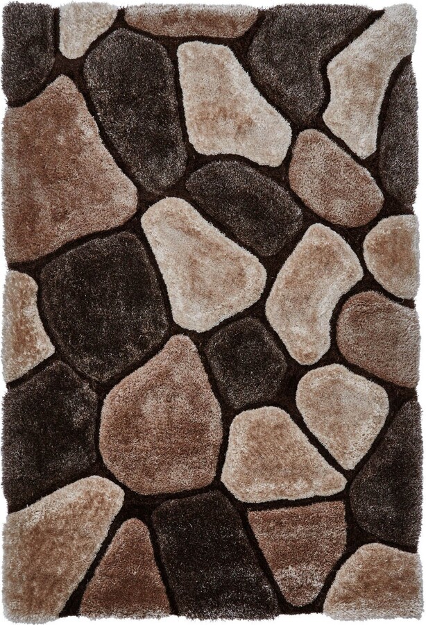 Dunelm Noble House Pebbles Rug Noble House Pebble Beige Brown ...