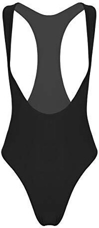 MSemis Women's Sheer Mesh Exposed Nipples Breasts High Cut Thongs Monokini Swimsuit Leotard ...
