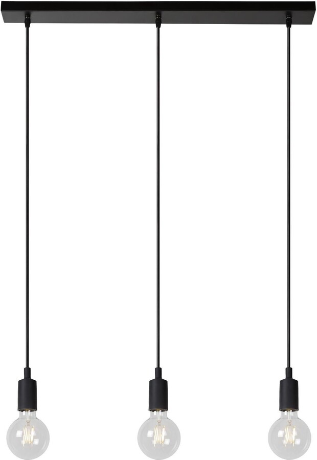 Lucide 'FIX' Dimmable Stylish Adjustable Indoor Bar Pendant Light 3xE27 ...