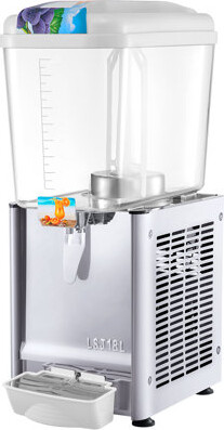 VEVOR Single Beverage Dispenser for Cold Drinks, 4.8 Gallon, Power 200W ...