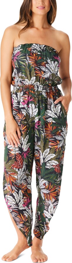 Bar III Women's La Planta Tube Jumpsuit, Created for Macy's Women's ...