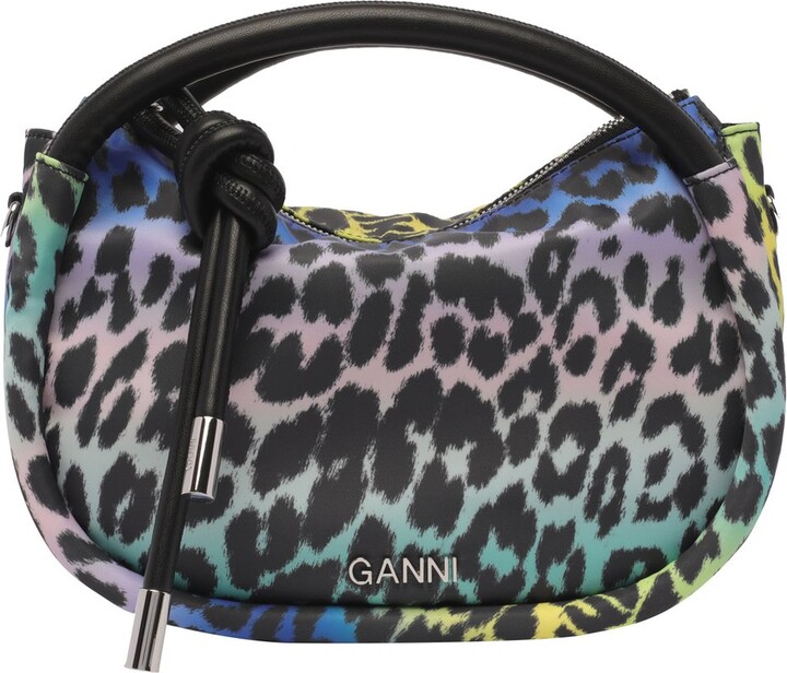 Ganni Leopard-Print Small Tote Bag - ShopStyle
