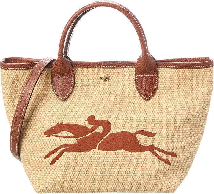 Longchamp Le Panier Pliage Small Raffia Tote - ShopStyle