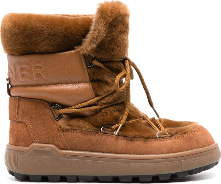 Bogner Fire & Ice Chamonix shearling snow boots - ShopStyle