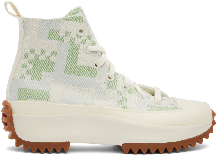 Converse Green & Blue Run Star Hike Sneakers - ShopStyle