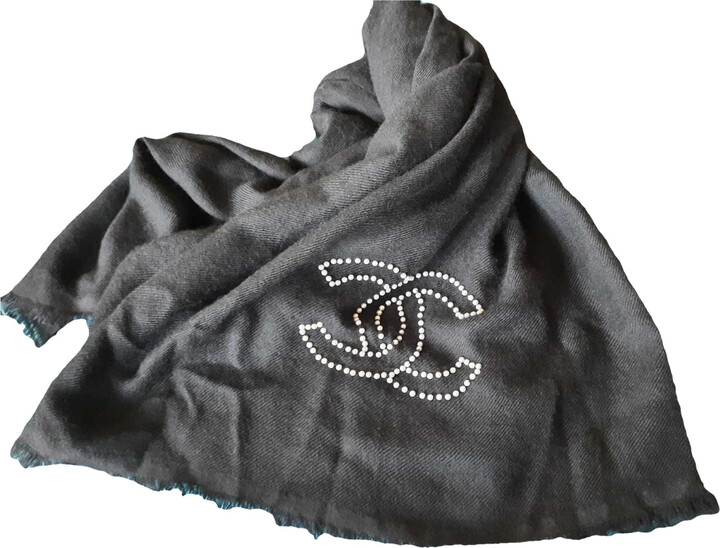 Chanel Cashmere scarf - ShopStyle Scarves & Wraps
