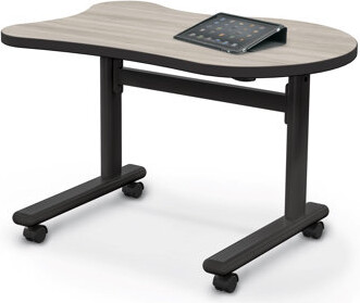 MooreCo Hierarchy Height Adjustable Sit to Standing Flip Top Student ...