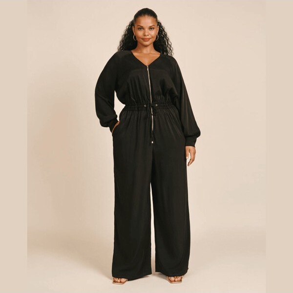 11 Honore Collection 11 Honoré Collection Women' Front Zip Jumpuit ...