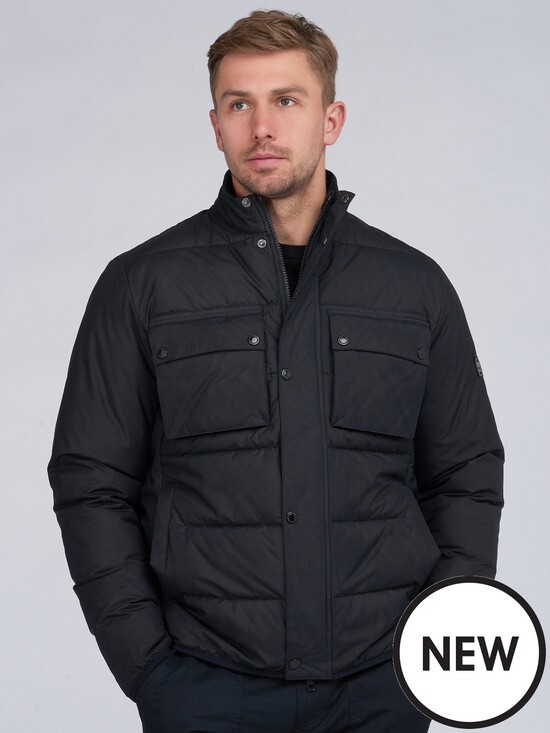 Barbour International Transmission Throttle Baffle Quilt - Black ...