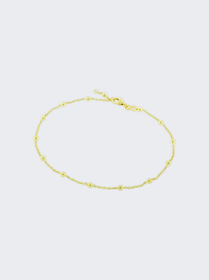 Rosa de la Cruz Gold Dot Anklet - ShopStyle Key Chains
