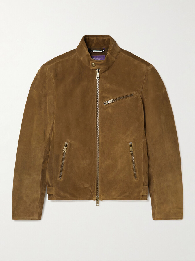 Ralph Lauren Purple Label Randall Suede Jacket - ShopStyle Sport Coats ...