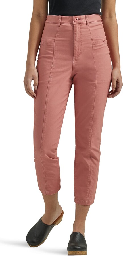 Lee Women's Ultra Lux High Rise Seamed Crop Capri Pant - ShopStyle