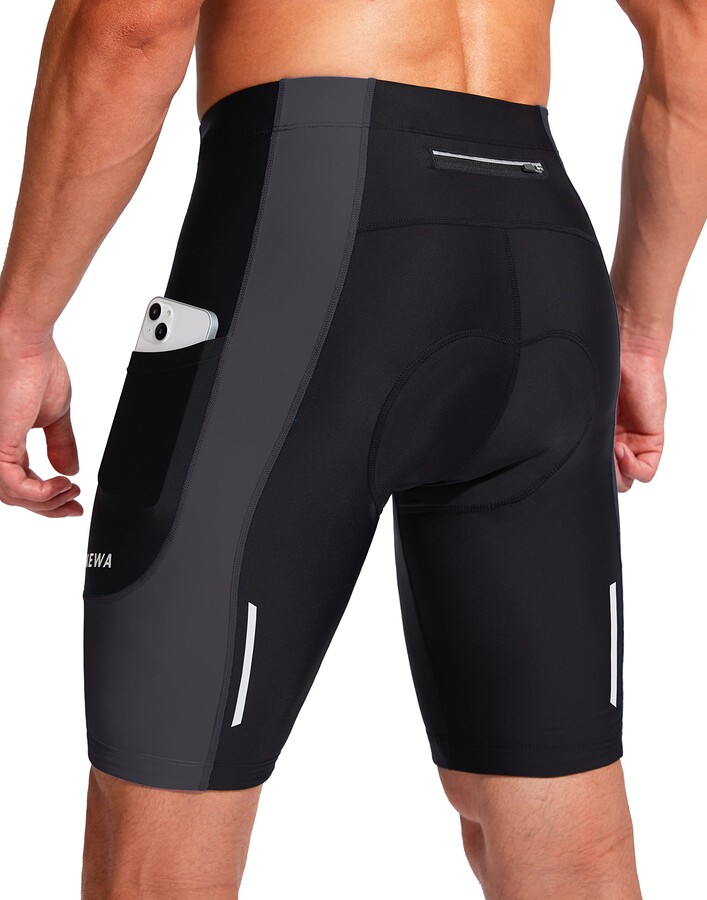 Bikewa Men's Bike Shorts 3D Padded Cycling Road Biking Mountain Riding ...