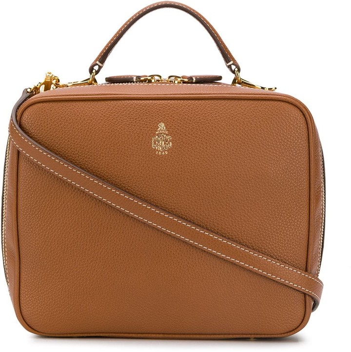 Mark Cross Logo Stamp Tote Bag - ShopStyle