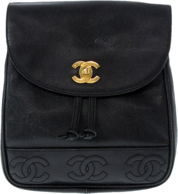 Chanel Leather backpack - ShopStyle