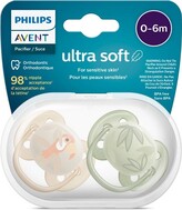 Philips Avent Ultra Soft Pacifier 0-6 Months - Toucan/Green Leaves ...