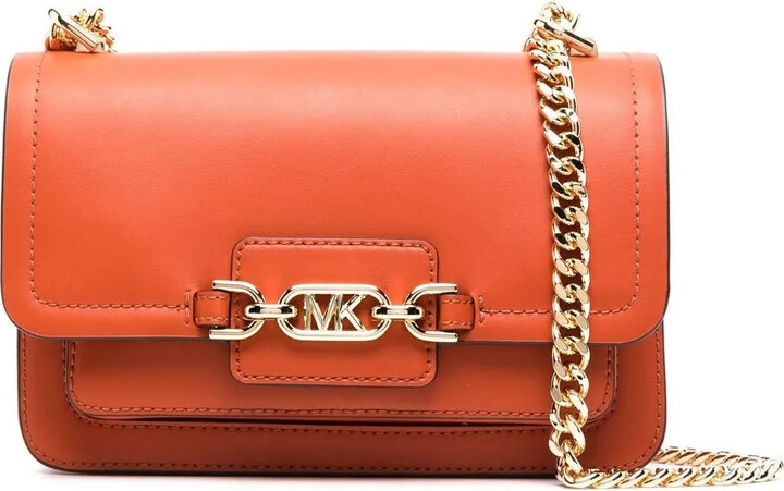 MICHAEL Michael Kors Heather Large leather shoulder bag - ShopStyle