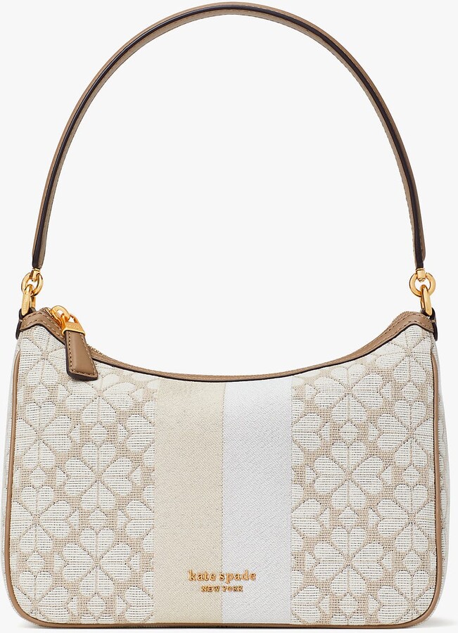 Kate Spade Spade Flower Jacquard Stripe Sam Small Convertible Shoulder ...
