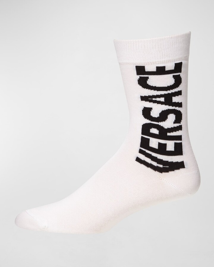 Versace Men's Logo Socks - ShopStyle