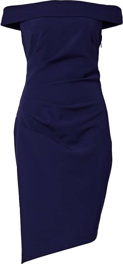 Milly Ally Off-The-Shoulder Midi-Dress - ShopStyle