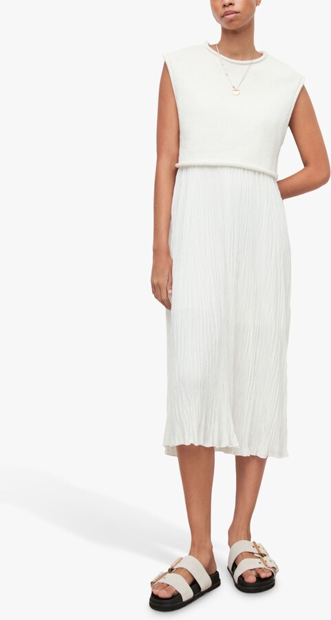 AllSaints Laze 2 in 1 Sleeveless Jumper & Midi Dress - ShopStyle