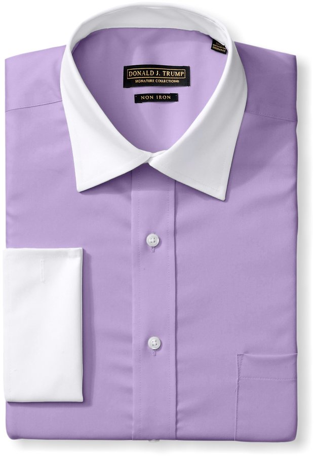Donald Trump Non-Iron Classic Fit Twill Dress Shirt - ShopStyle