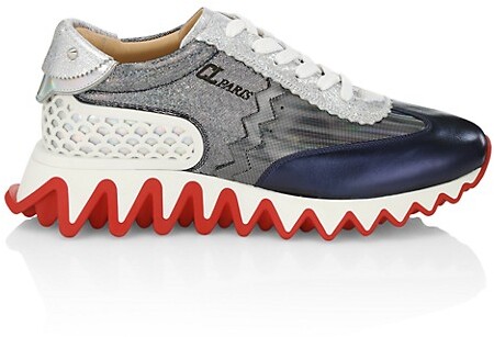Christian Louboutin Loubishark Leather Low-Top Sneakers - ShopStyle ...