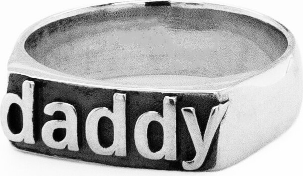 Ilah Jewelry Men's Silver Daddy Ring - ShopStyle Jewellery