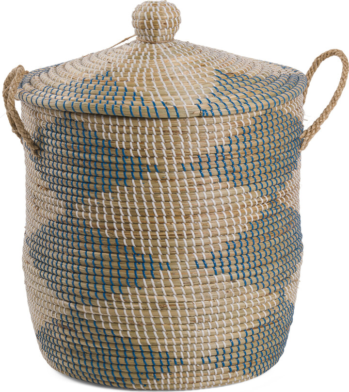 Made In Vietnam Large Seagrass Hamper - ShopStyle Decor